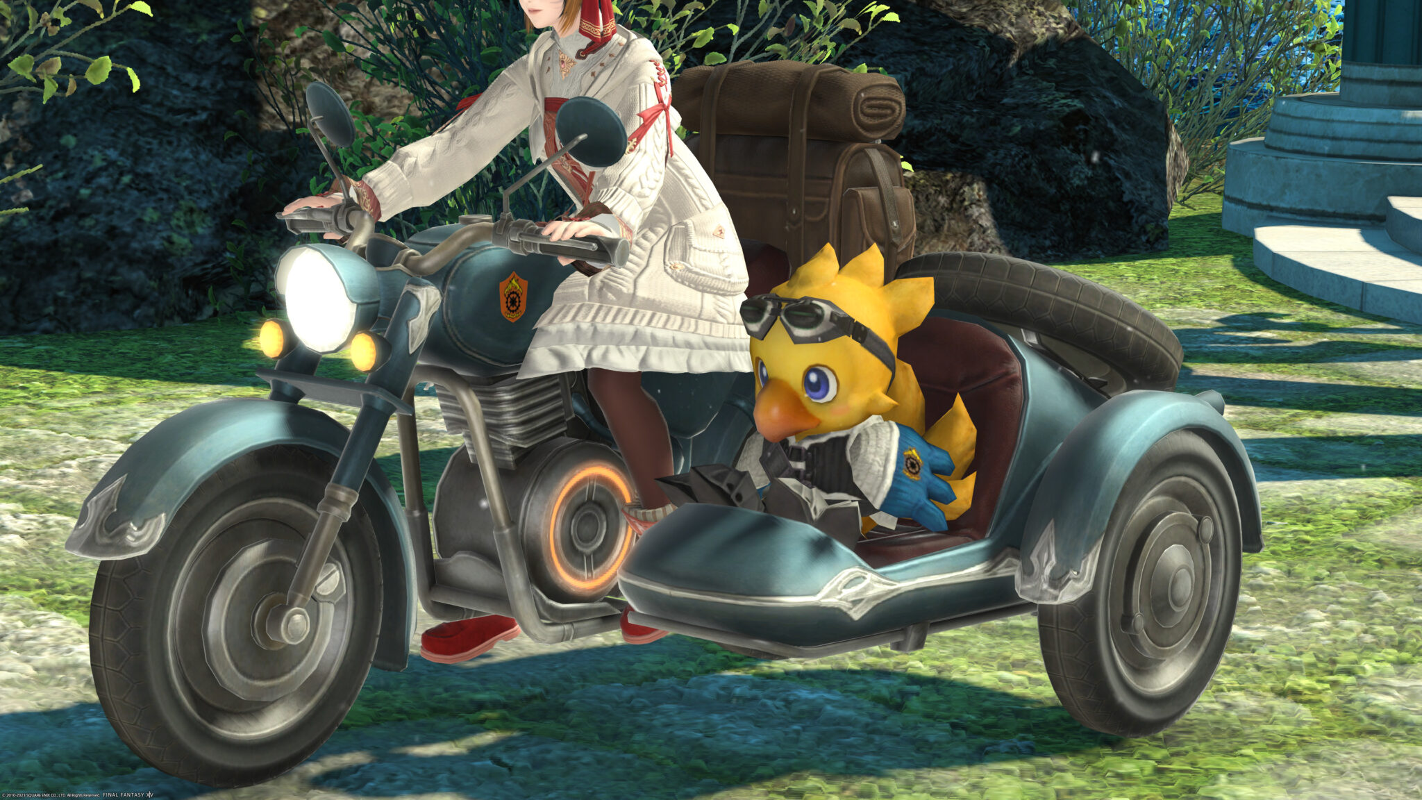 FF14 マウント ガーロンドGL-IS 2人乗りでアルファ君も可愛い | うさねこ散歩