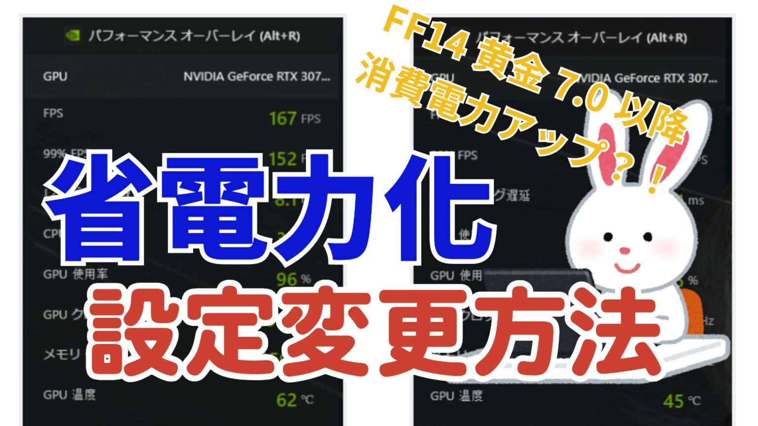 FF14 最大FPSを固定してグラフィックボードの負荷・温度を下げたら静かに | うさねこ散歩